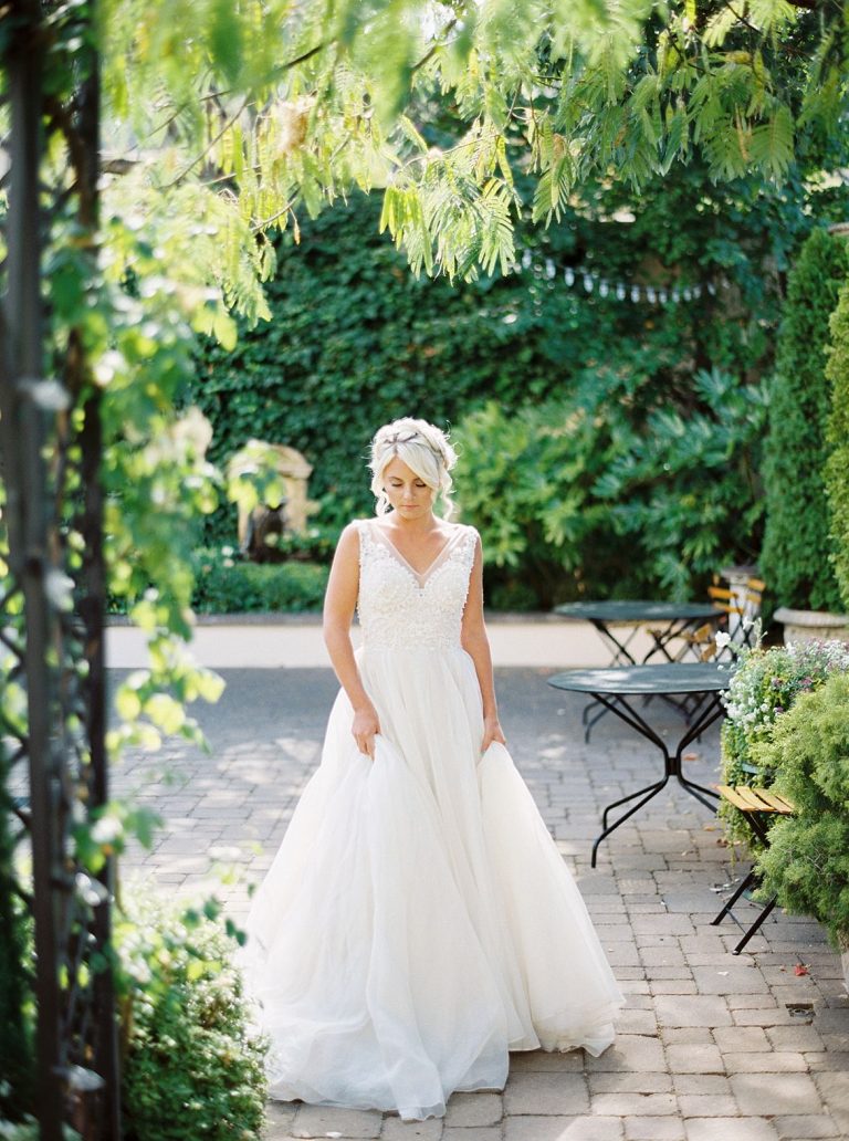 Enchanting Graceful Bridal Portraits - The White Wren