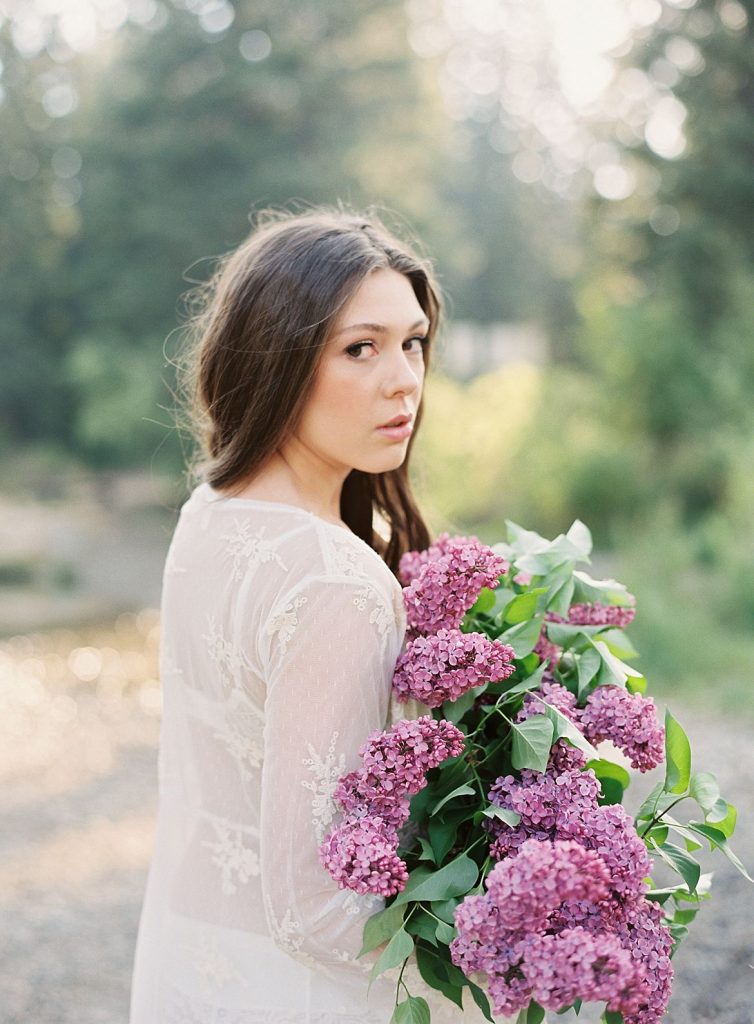 Feminine Lilac Boudoir Inspiration in Canada - The White Wren