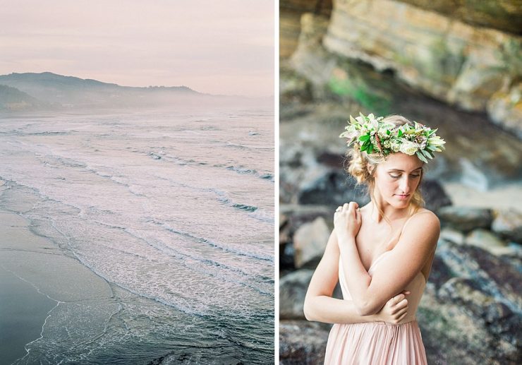 Stunning Rocky Coast Bridal Inspiration - The White Wren