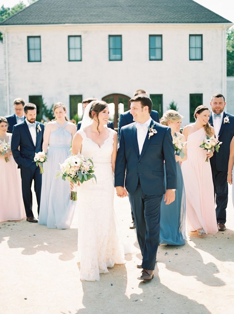 Beautifully Classic & Elegant Blue Floral Wedding: Kelly & Steve – The ...