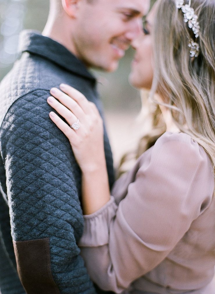 Elegant California Engagement Session in the Woods - The White Wren