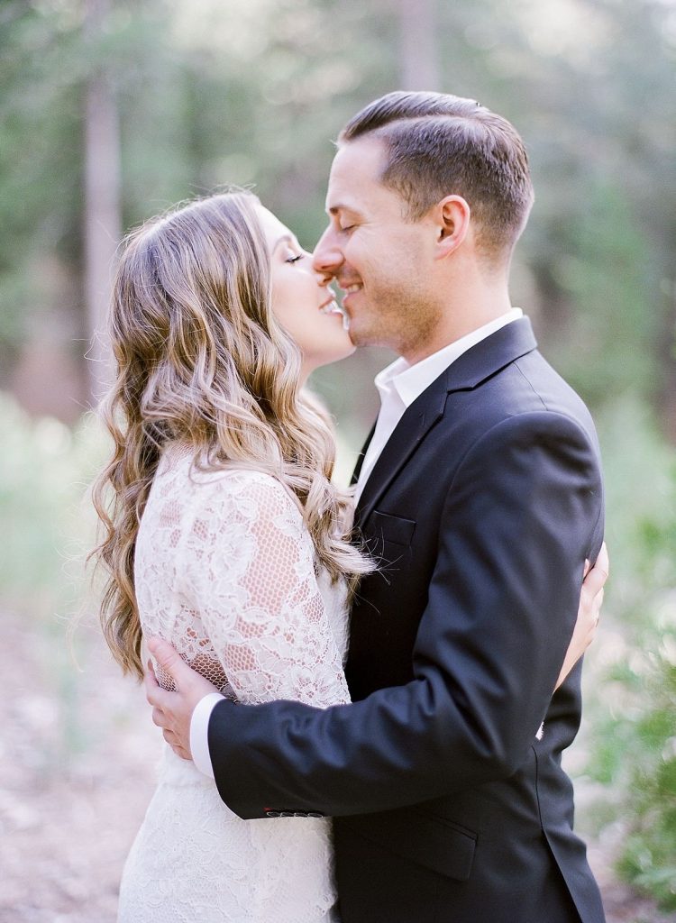 Elegant California Engagement Session in the Woods - The White Wren
