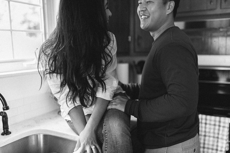 Lighthearted & Tender Home Lifestyle Session: Tony & Grace – The White Wren