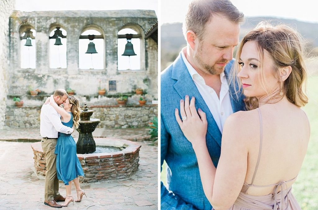 Spanish Mission Engagement Session San Juan Capistrano - The White Wren