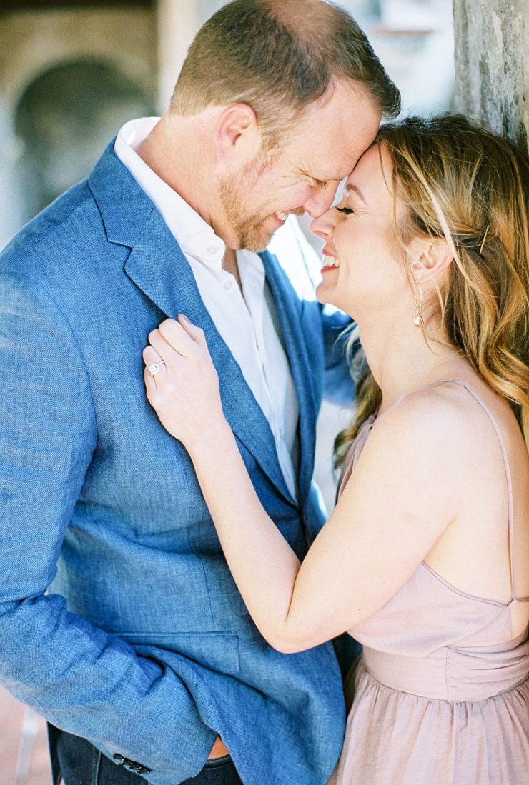 Spanish Mission Engagement Session San Juan Capistrano - The White Wren