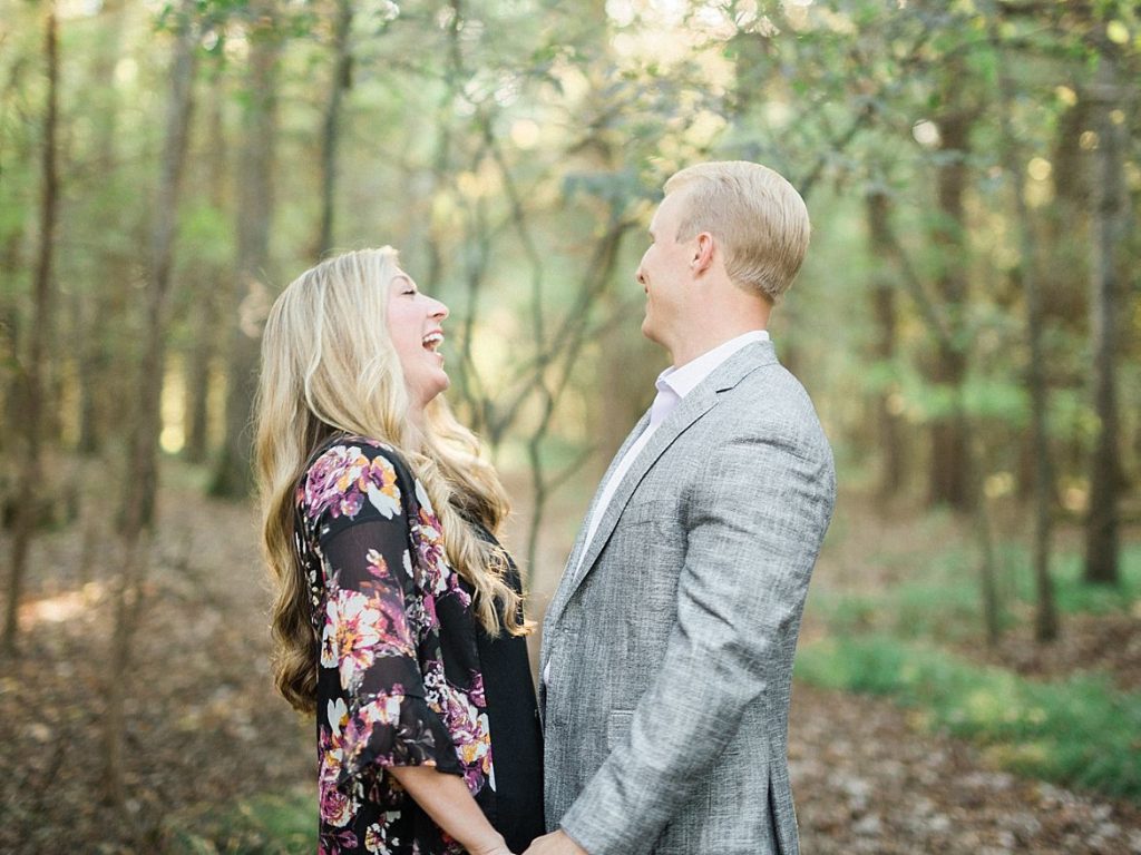 Sweet & Joyful Wooded Engagement Session: Chelsie & Chaz – The White Wren