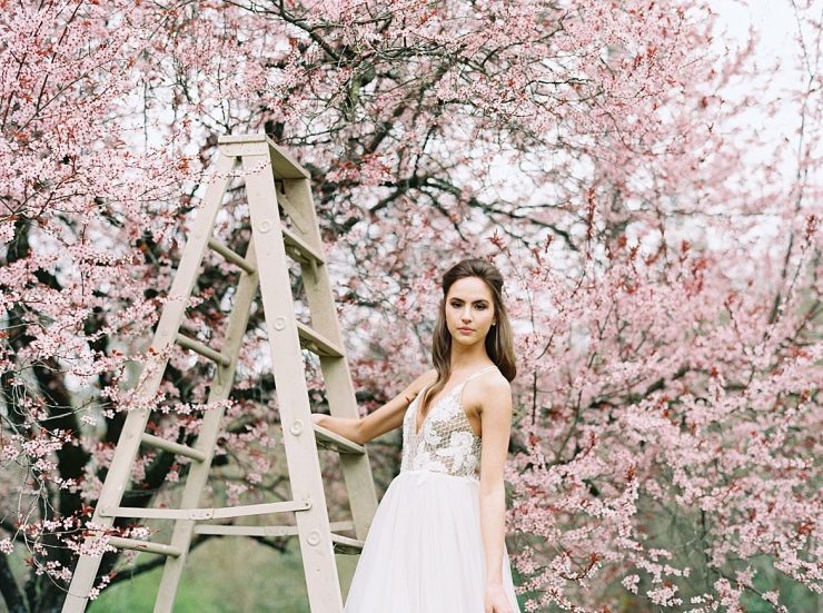 Spring Bridal Inspiration Swathed in Pink Blossoms – The White Wren