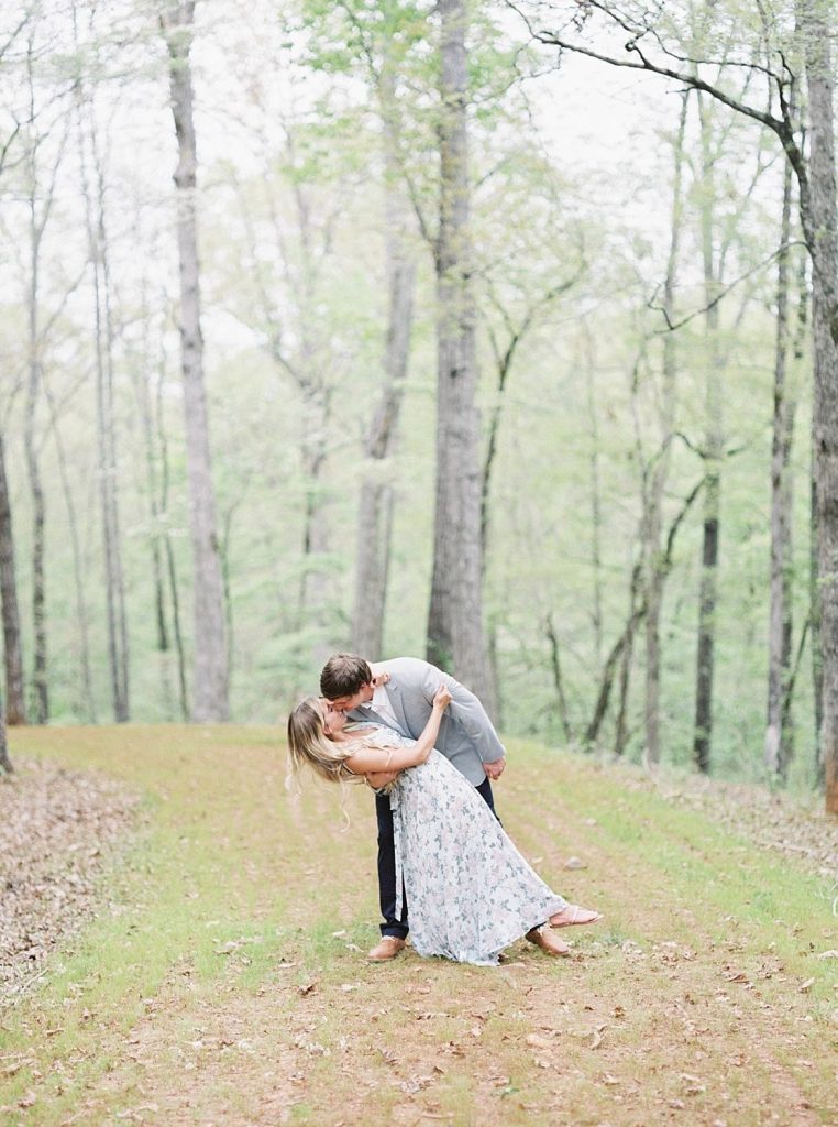 Natural Engagement Session in the Woods - The White Wren