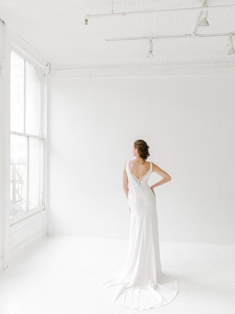 Classic White Bridal Inspiration in Studio - The White Wren