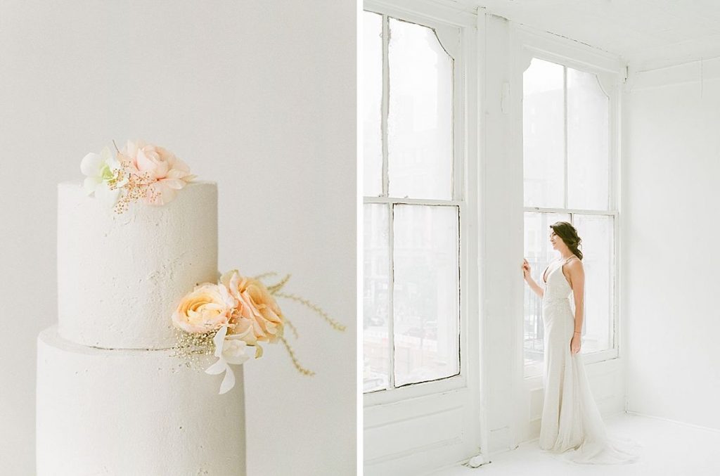 Classic White Bridal Inspiration in Studio - The White Wren
