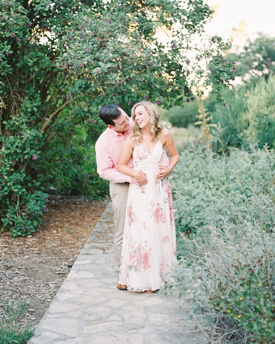 Springtime Arboretum Engagement: Maura & Cole – The White Wren