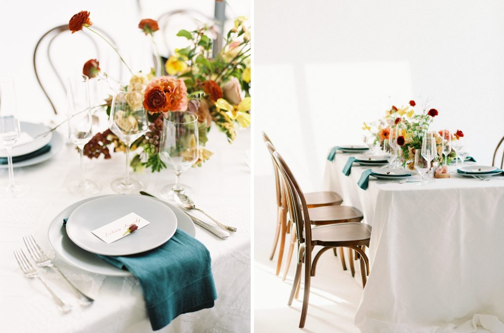 Colorful and White Wedding Inspiration – The White Wren