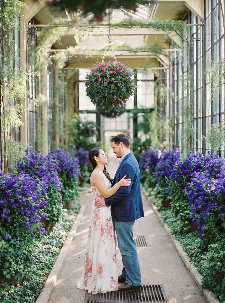 Katie & Logan: Longwood Gardens Engagement – The White Wren