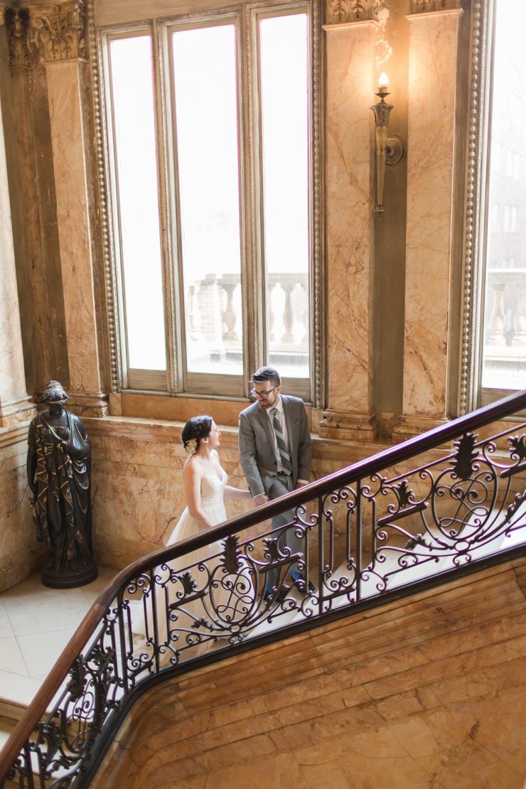 Kerry & Spencer: Providence Public Library Wedding – The White Wren