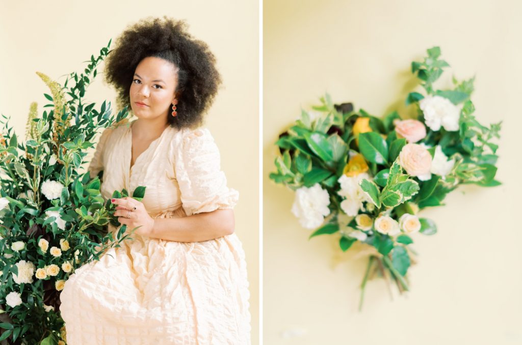 Modern Bridal Inspiration in Three Shades – The White Wren