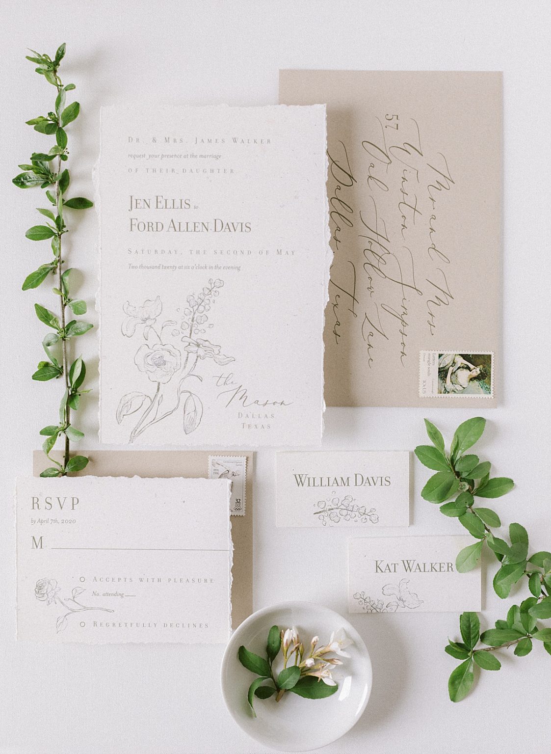 Classic + Clean Wedding Inspiration – The White Wren