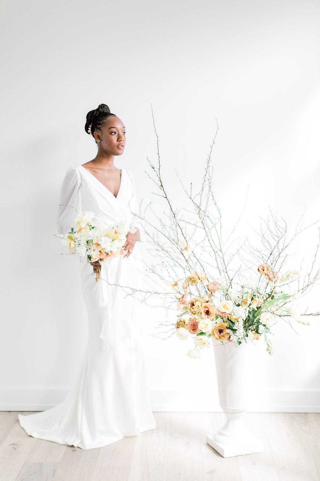 Modern Spring Bridal Inspiration - The White Wren