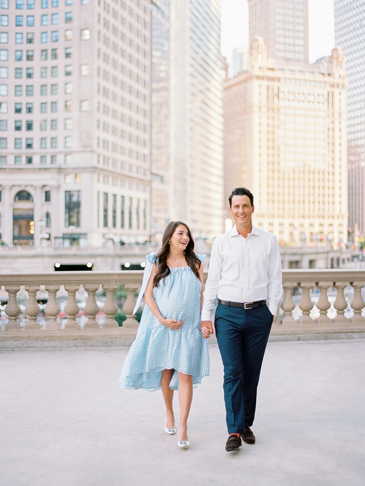 Caroline and John’s City Maternity Session – The White Wren