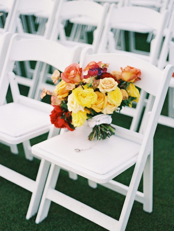 Colorful Fall Country Club Wedding - The White Wren