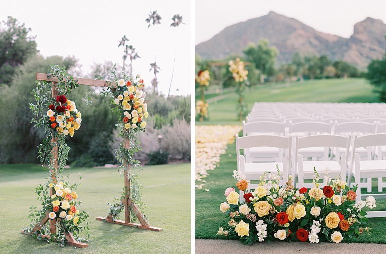 Colorful Fall Country Club Wedding - The White Wren