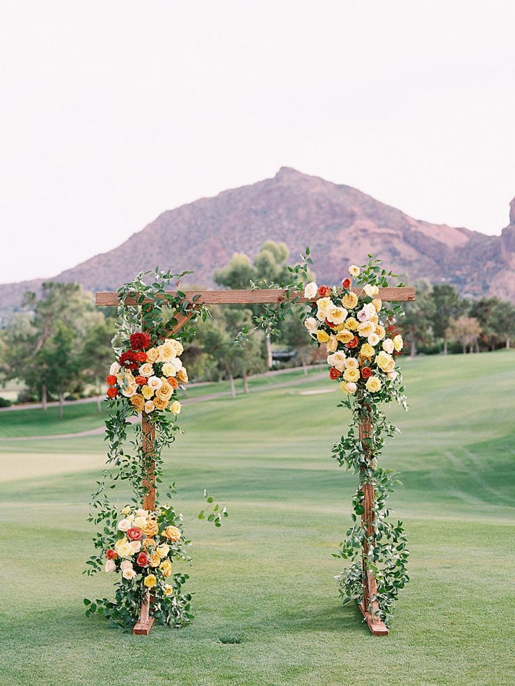 Colorful Fall Country Club Wedding - The White Wren