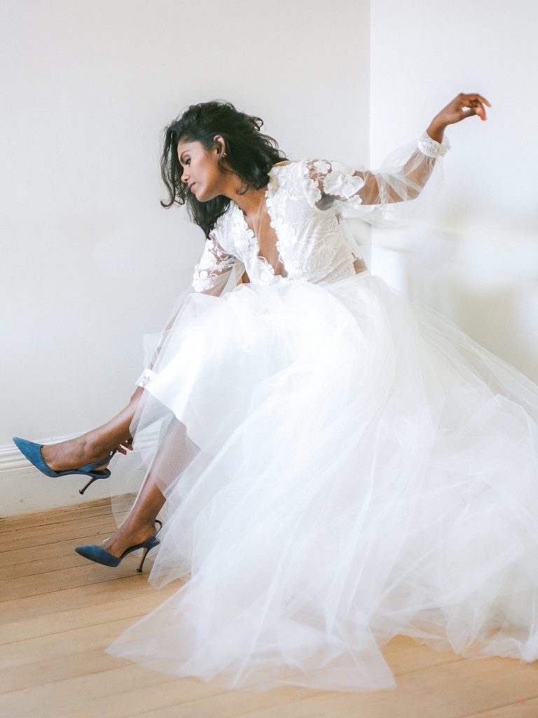 Bridal Inspiration for Two Brides with One Dress – The White Wren