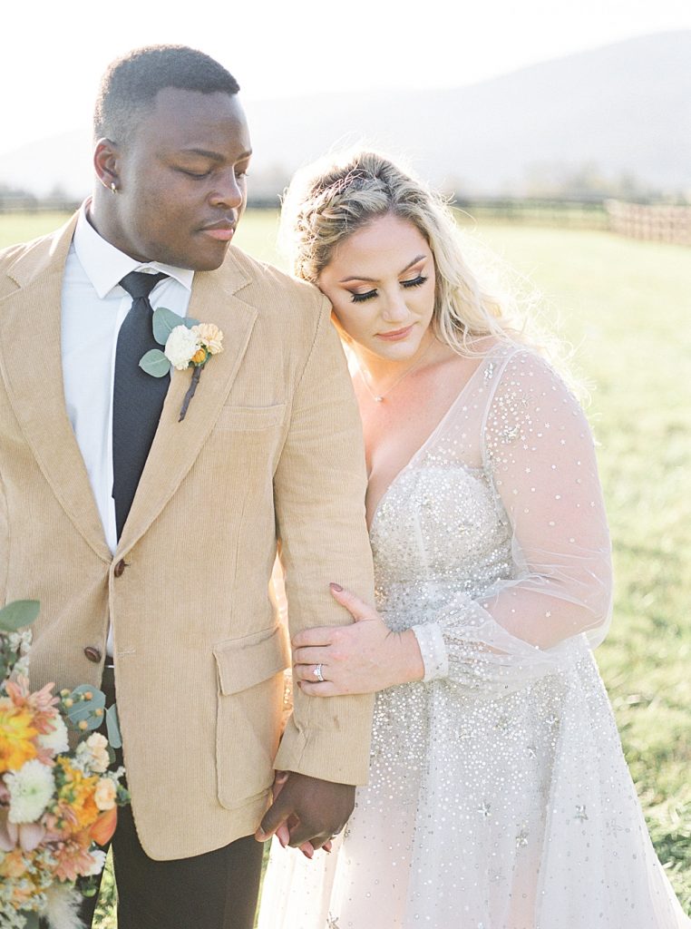 Multiracial Couple with Earth Toned Wedding Inspiration – The White Wren