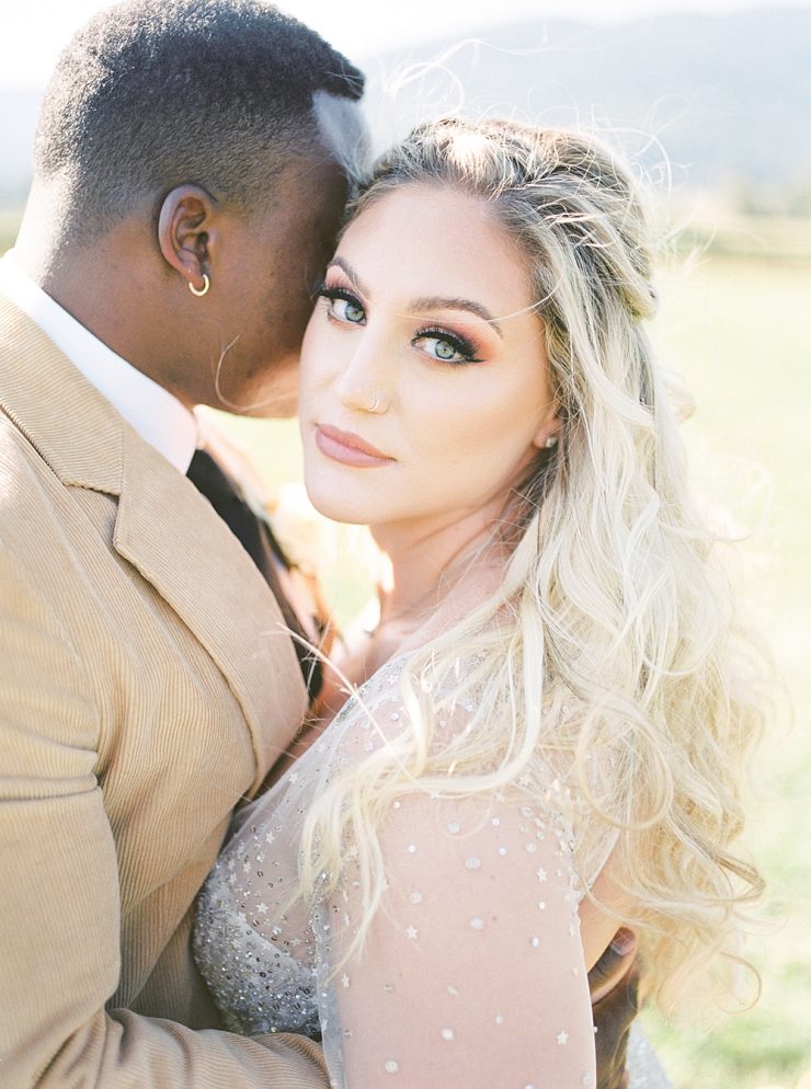 Multiracial Couple with Earth Toned Wedding Inspiration - The White Wren