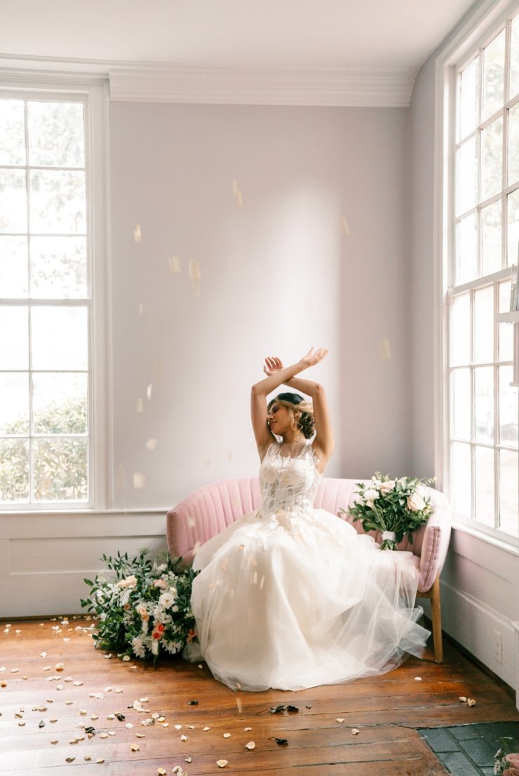 A Blush Bridal Inspiration - The White Wren
