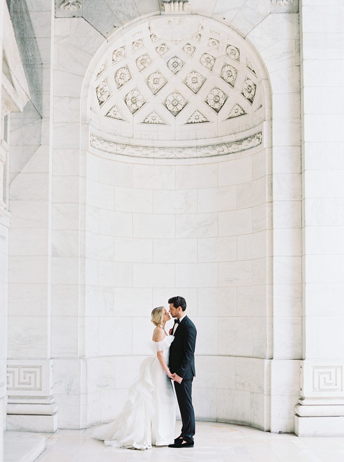 New York Public Library Wedding Editorial – The White Wren