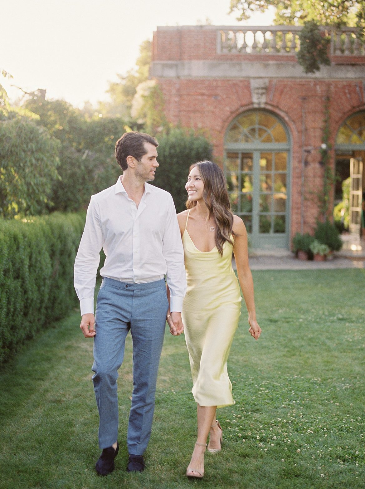 Engagement at Filoli Garden - The White Wren