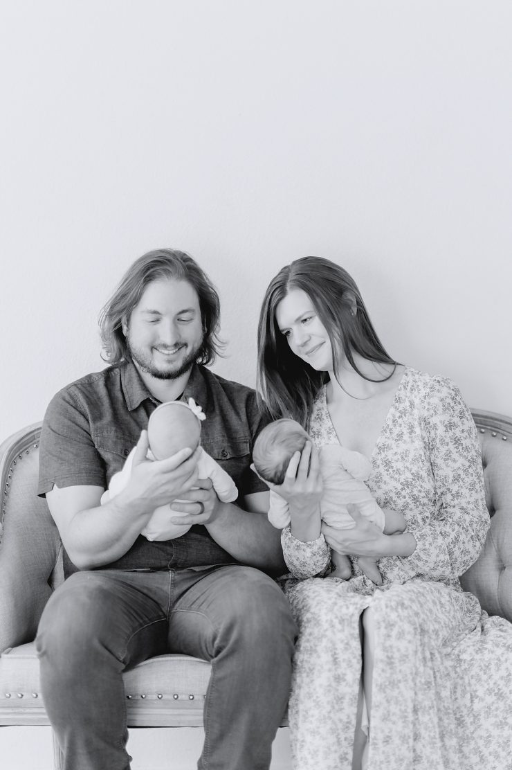 Newborn Session With Twins – The White Wren
