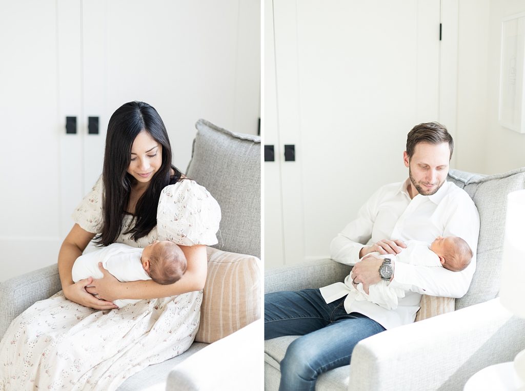Lifestyle Newborn Session - The White Wren