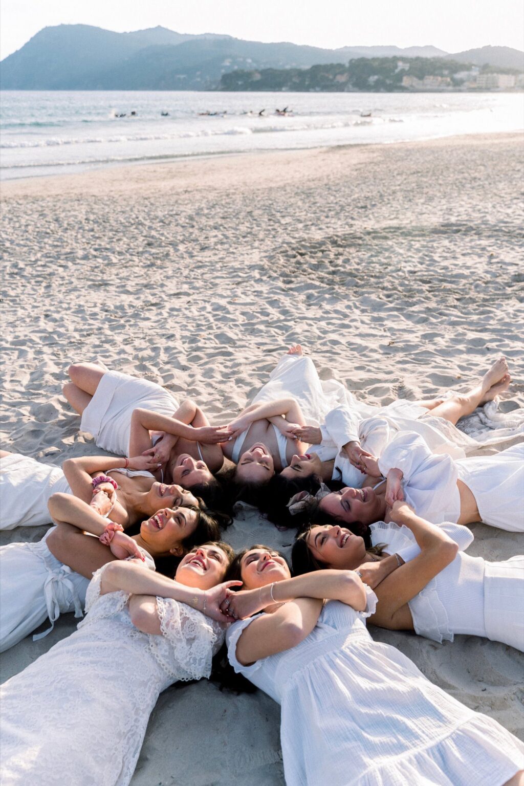 Bachelorette Party on the Beach with Tats - The White Wren