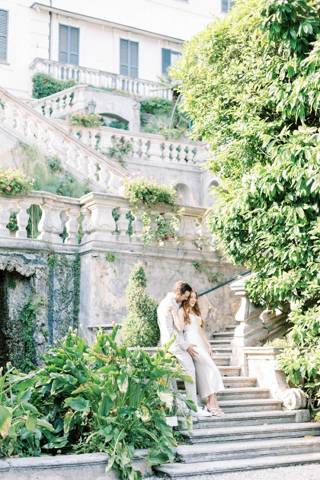 Rachel & Clay at Lake Como – The White Wren