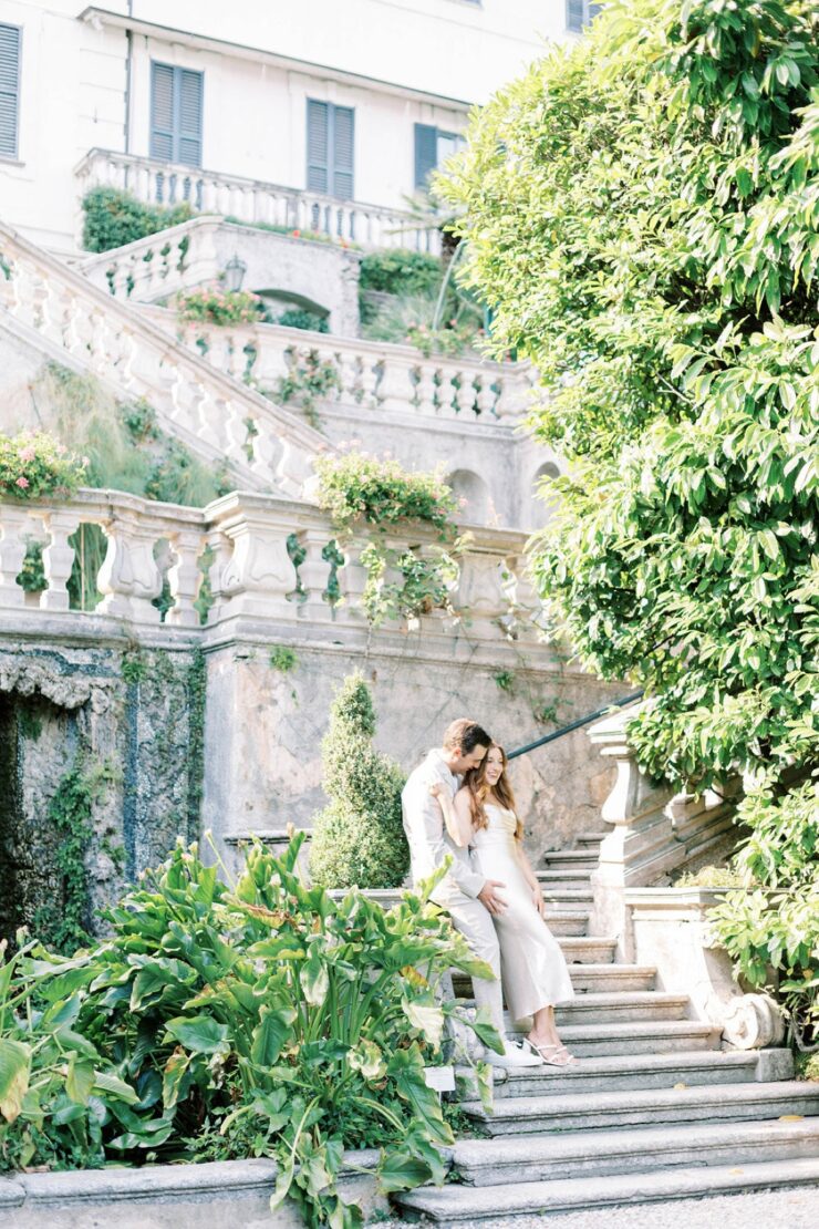 Rachel & Clay at Lake Como - The White Wren