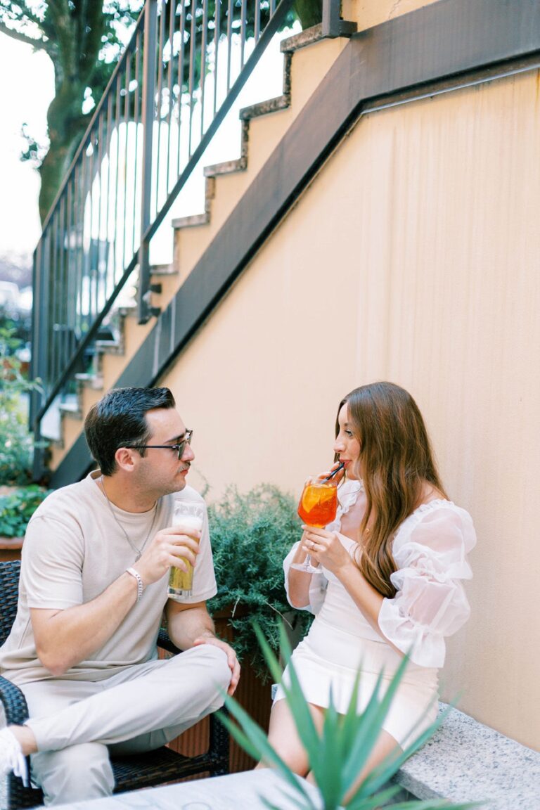 Rachel & Clay at Lake Como - The White Wren