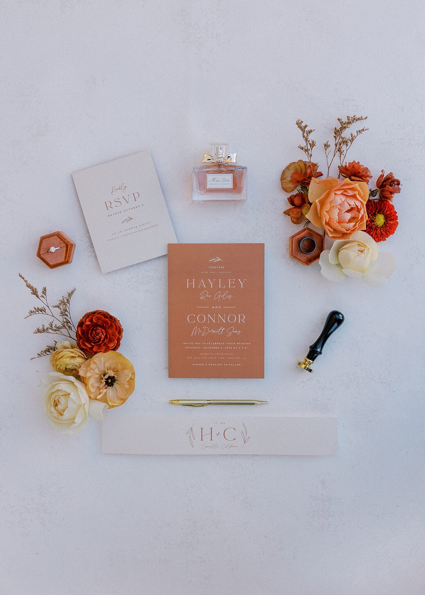 Wedding with a Terracotta Centered Color Palette - The White Wren