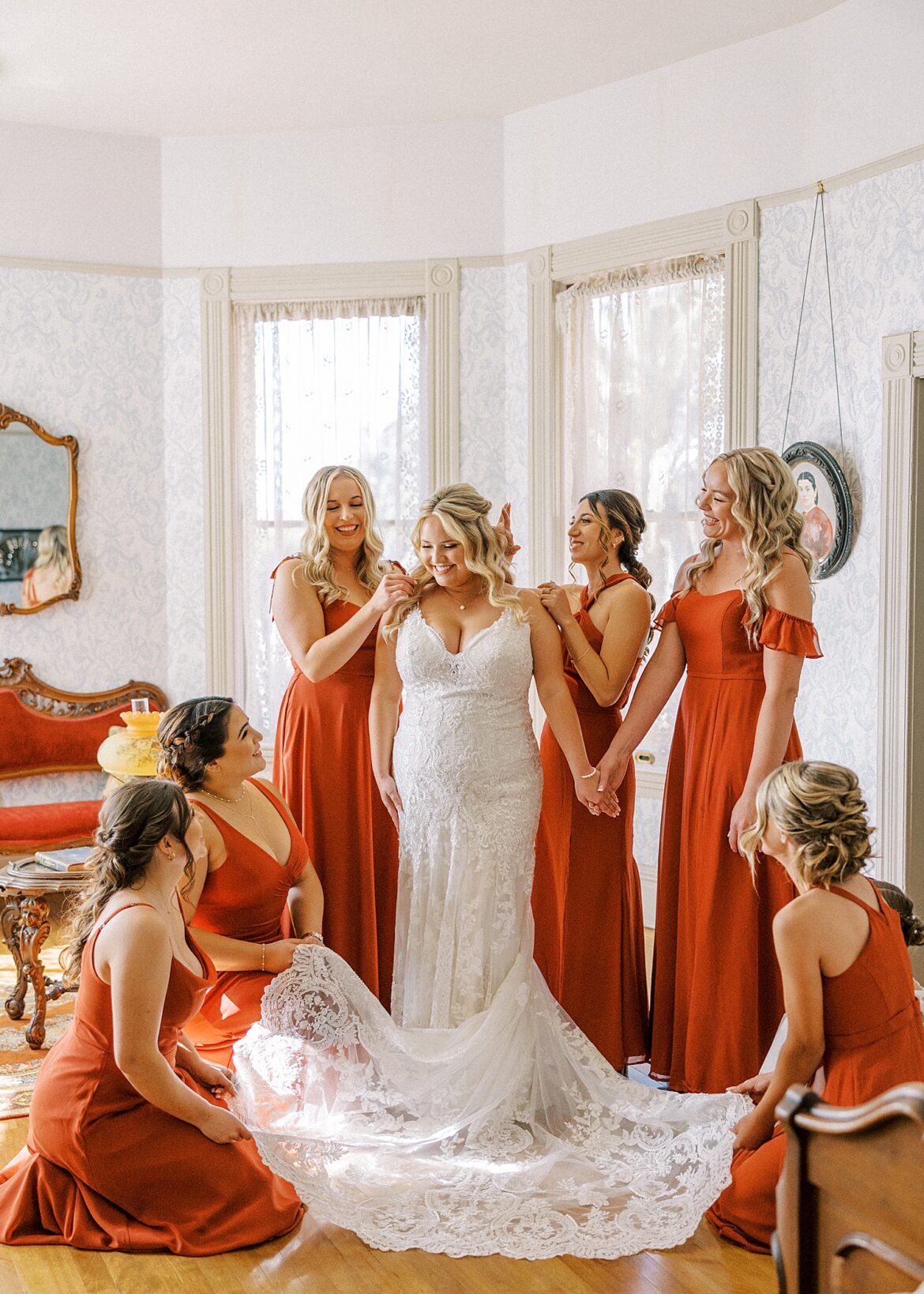 Wedding with a Terracotta Centered Color Palette - The White Wren