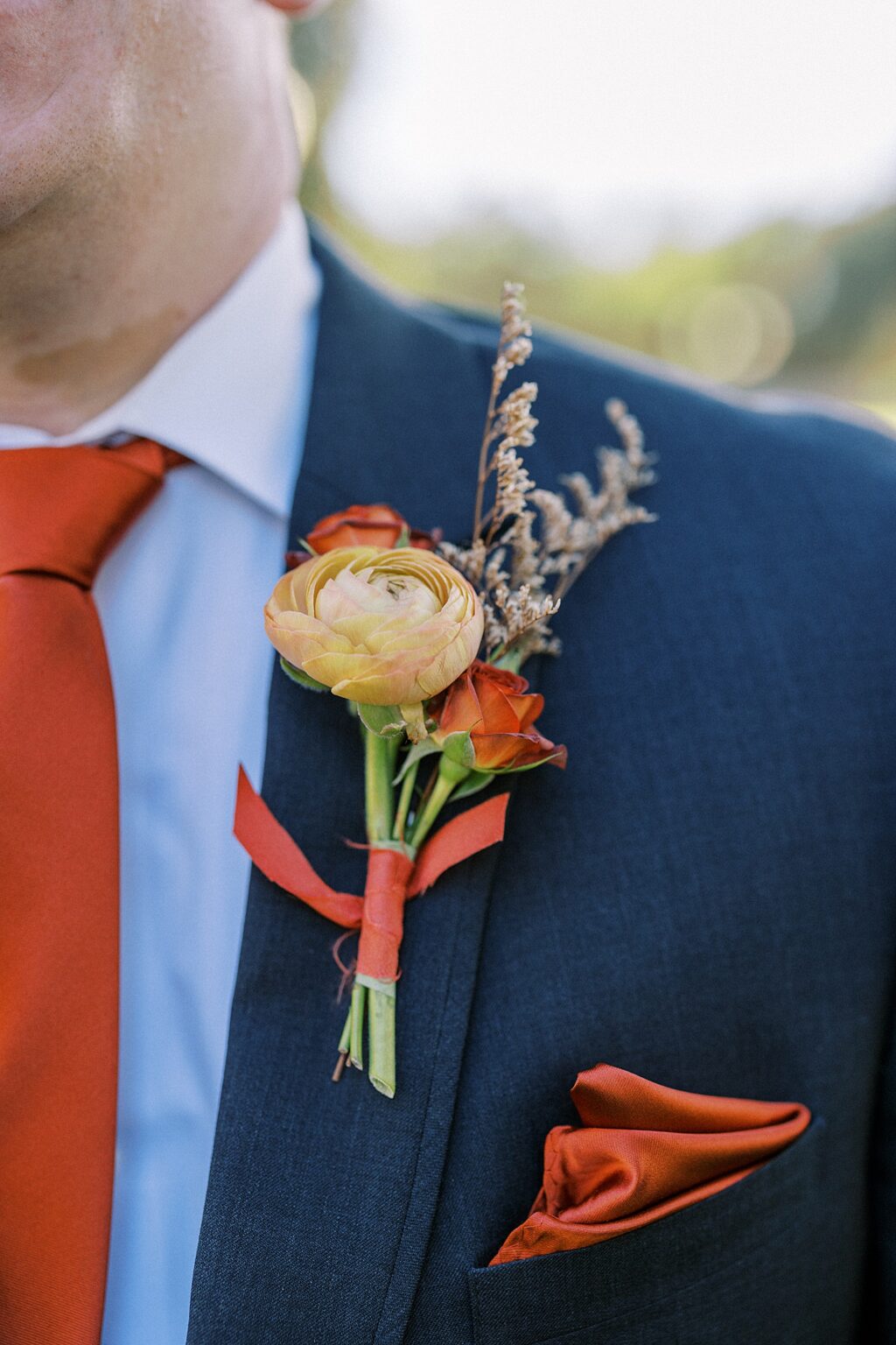 Wedding with a Terracotta Centered Color Palette - The White Wren