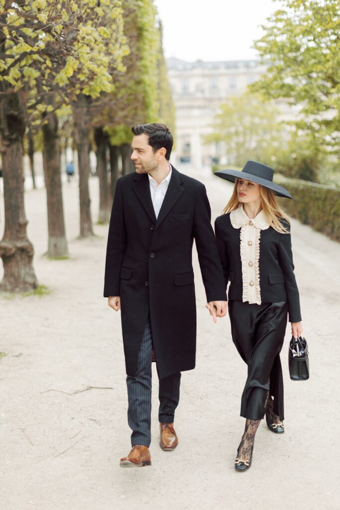 A Stylish Paris Engagement - The White Wren